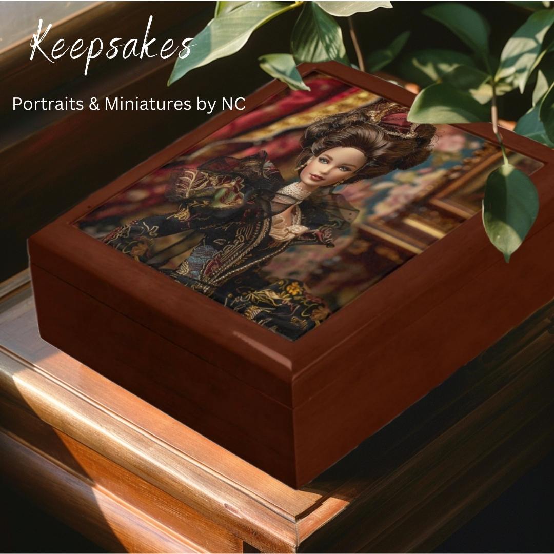 Victorian Barbie Keepsake Box – Portraits and Miniatures by NC