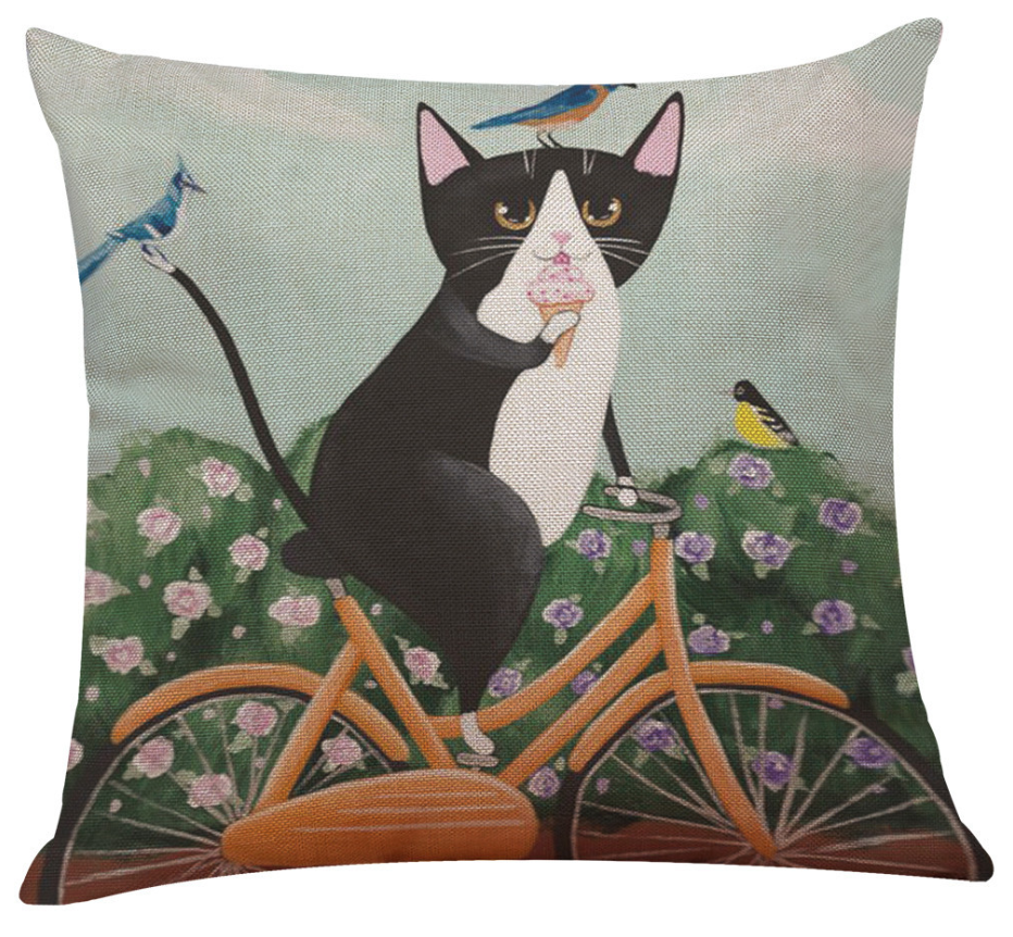 New Cat Themed Pillow Cases – Portraits and Miniatures by NC
