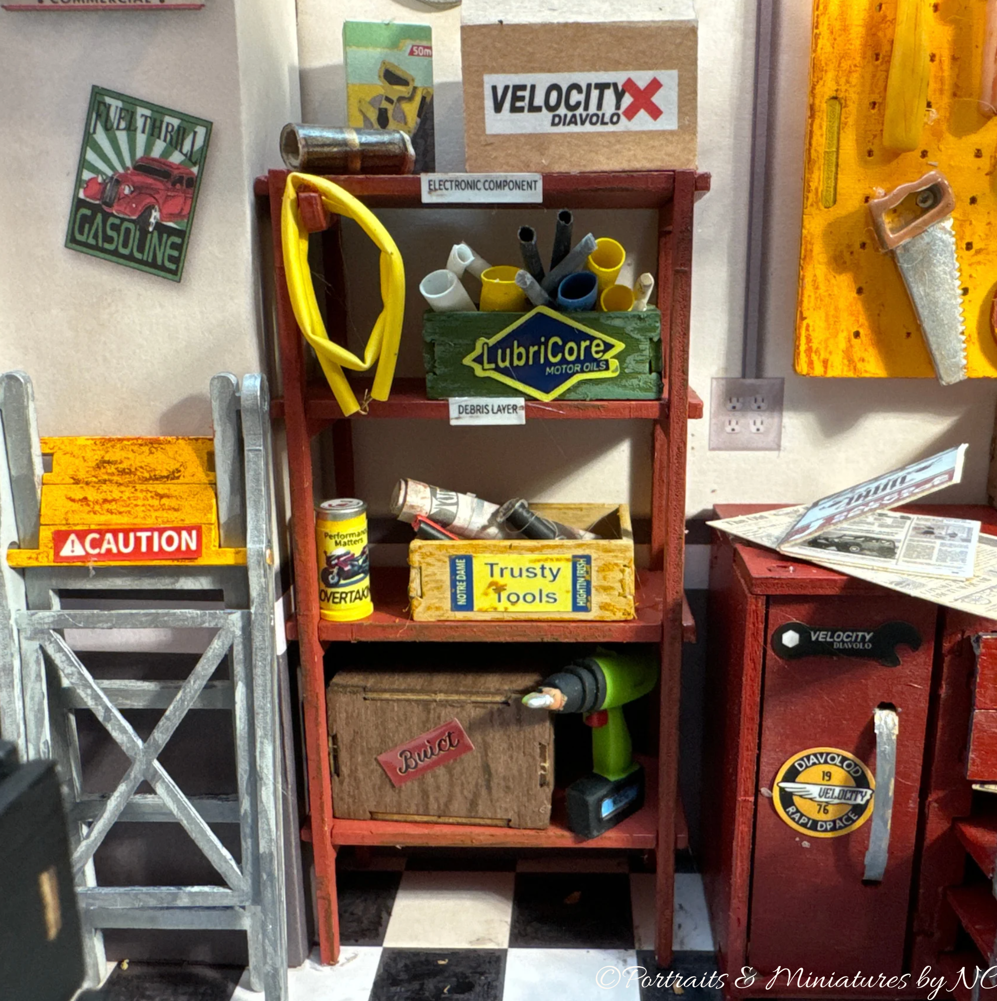 🛠️ Rev Up Father's Day: The Ultimate Garage Kit Bash! 🛠️ Red Storage R ...