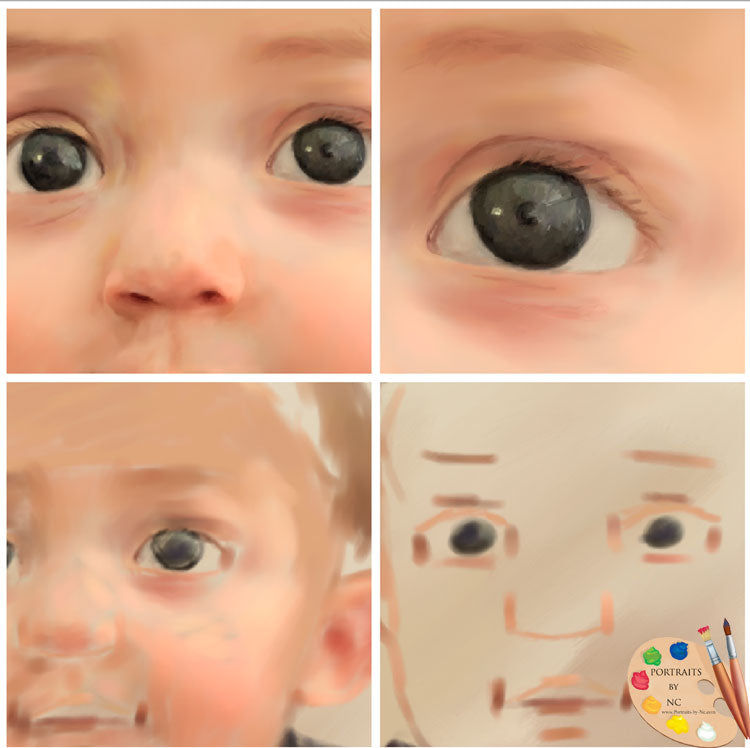 Eye Painting Tutorial – Portraits and Miniatures by NC