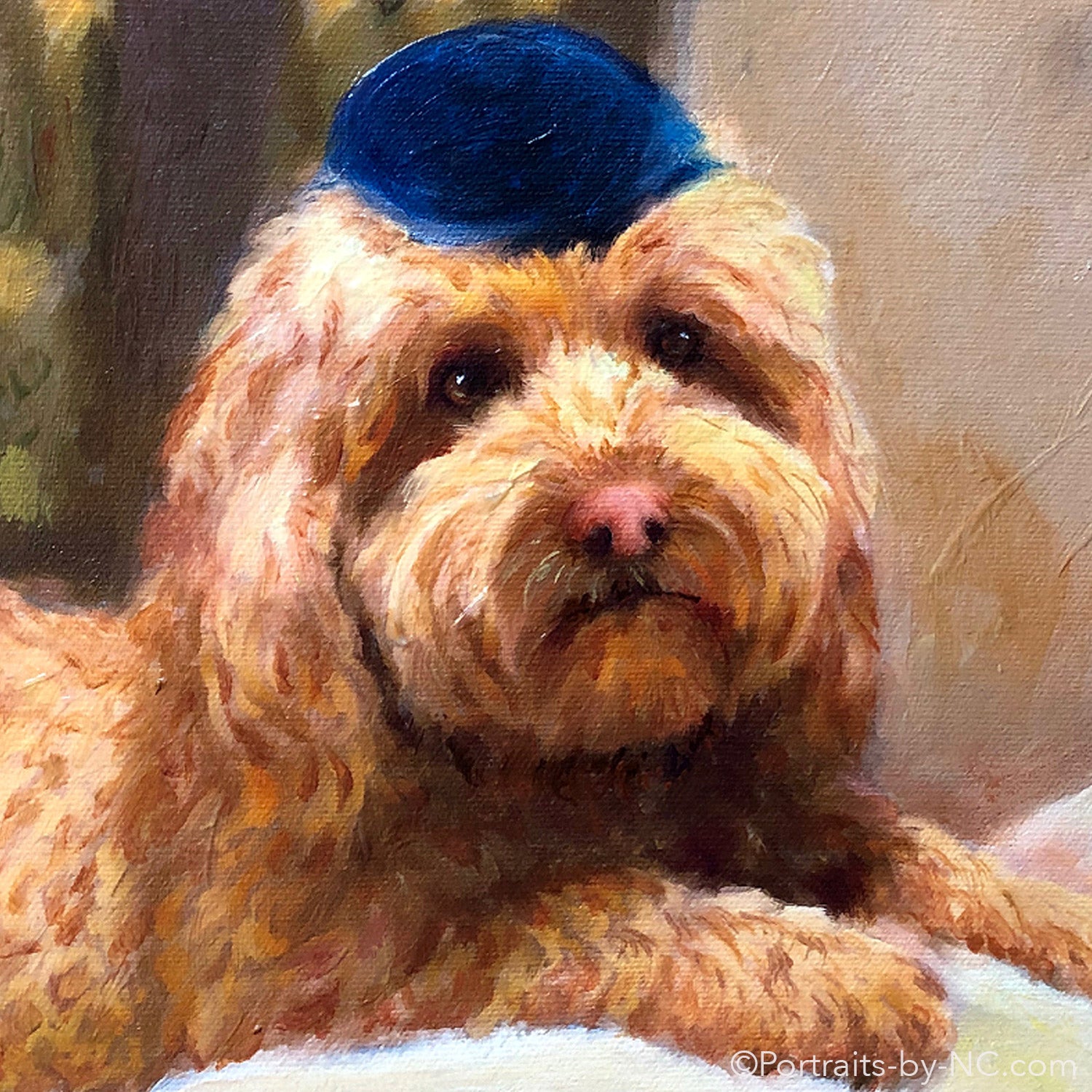 Portrait of Two Doodle Dogs 696 – Portraits and Miniatures by NC