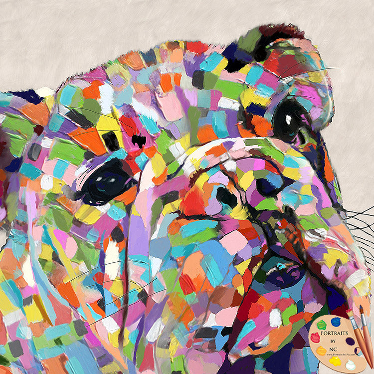 Australian Bulldog – Portraits and Miniatures by NC
