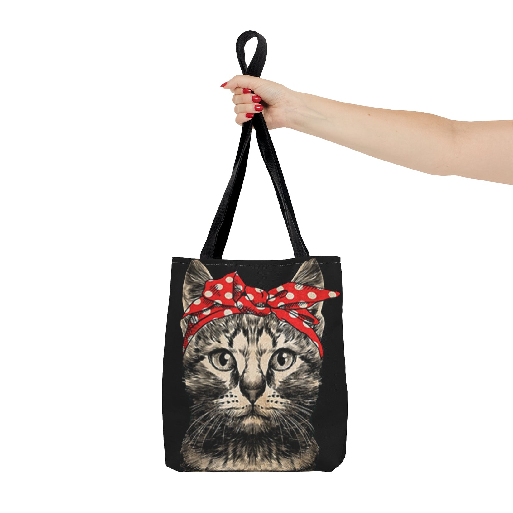 Tote Bag - Cat Lady Design – Portraits and Miniatures by NC