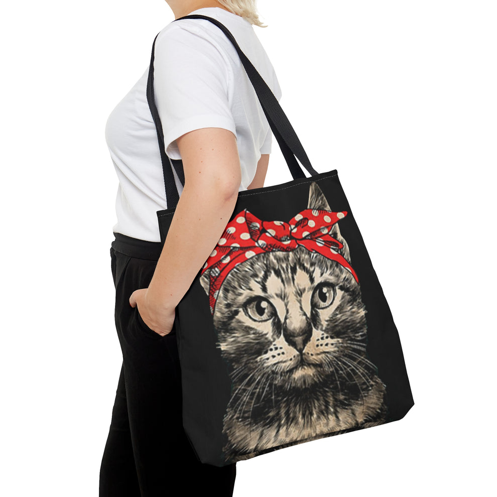 Tote Bag - Cat Lady Design – Portraits and Miniatures by NC