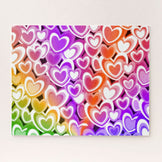 Rainbow Hearts - Traditional Thick Jigsaw Puzzle for Adults 30 to 1000 ...